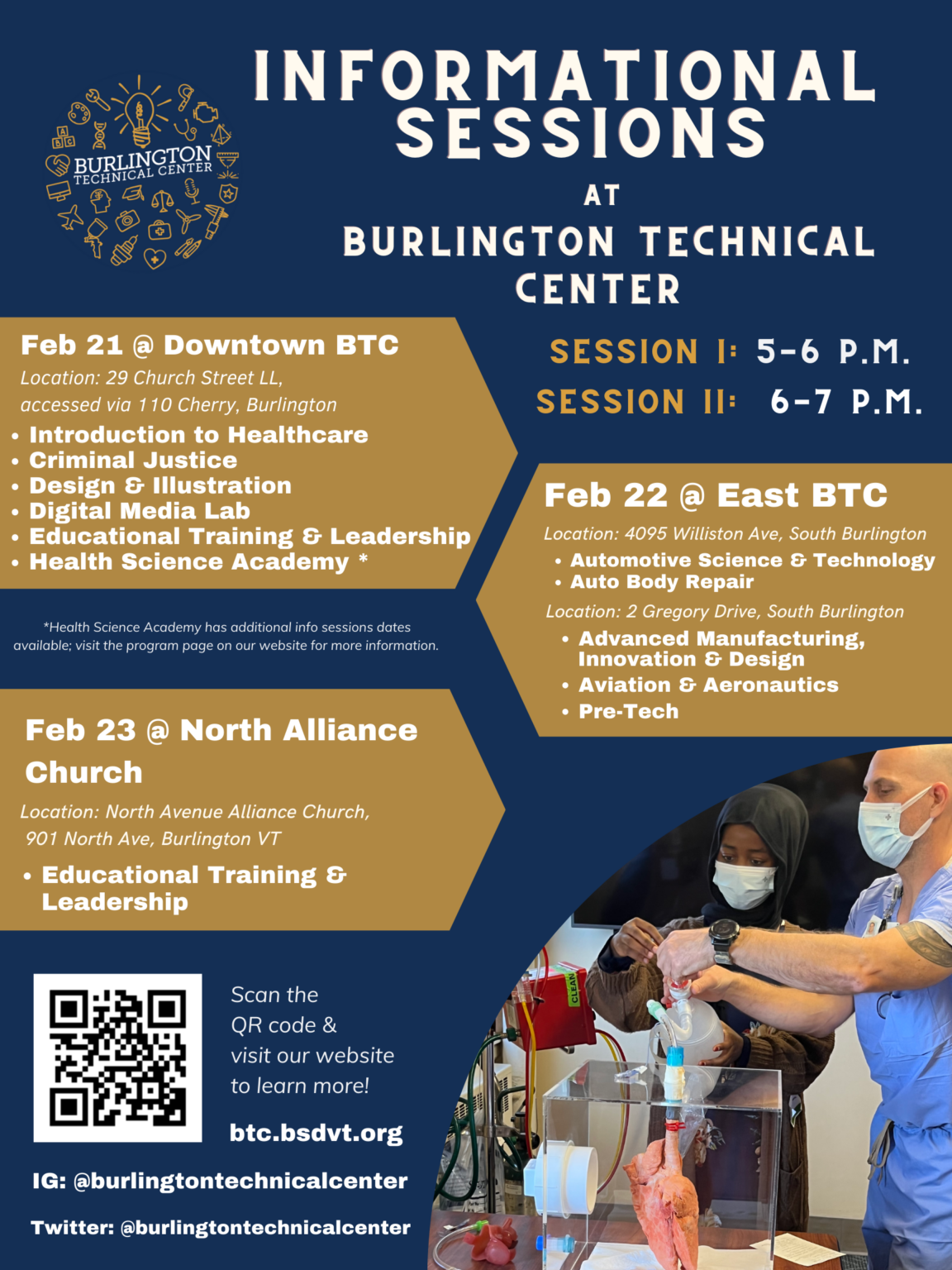 BTC Info Sessions Are Coming Up!